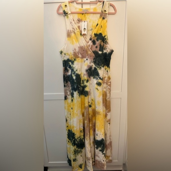 EARTHBOUND | Pants & Jumpsuits | Nwt Earthbound Womens Jumpsuit Tie Dye ...
